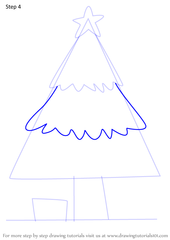 How to Draw Christmas Tree (Christmas) Step by Step ...