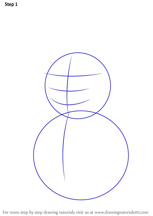 How to Draw a Decorated Snowman (Christmas) Step by Step ...