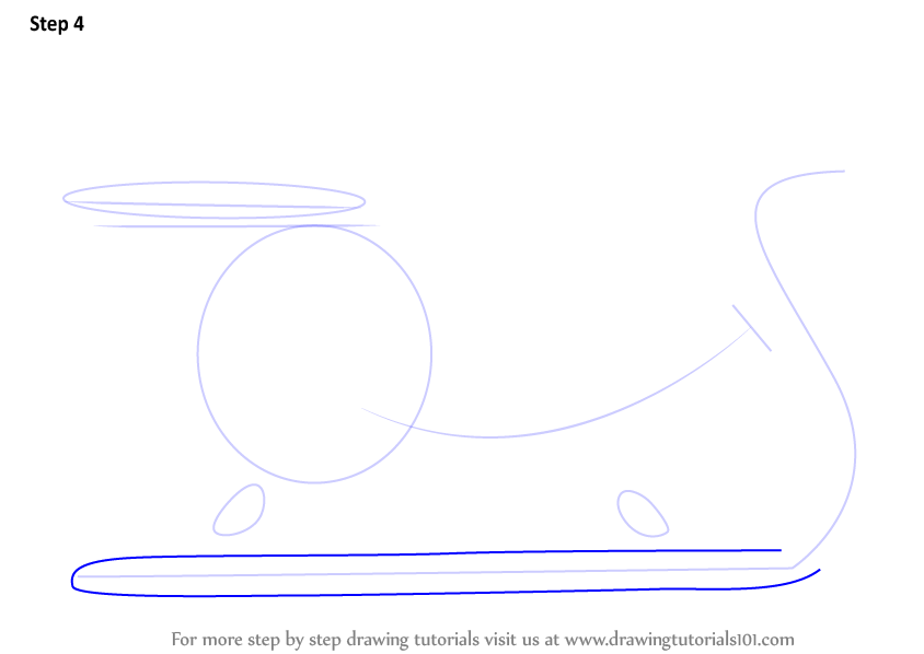 How to Draw a Sleigh for Kids (Christmas) Step by Step ...