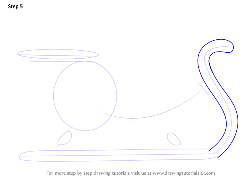 How to Draw a Sleigh for Kids (Christmas) Step by Step ...
