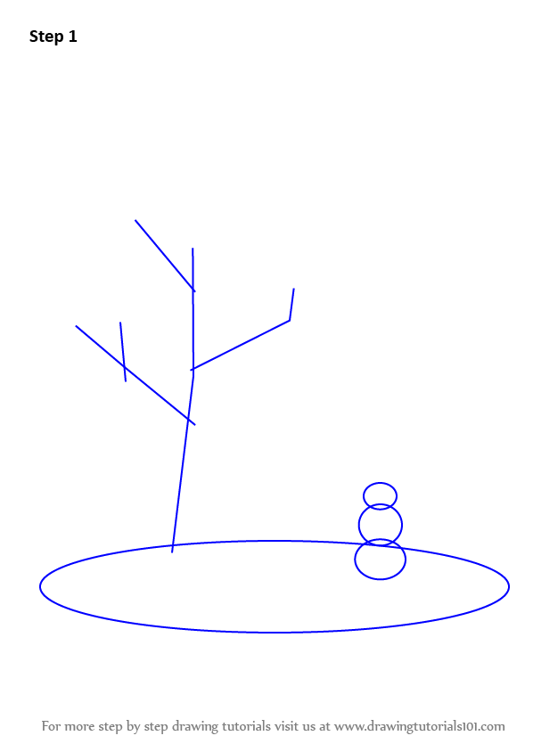 How to Draw a Snowman Decoration (Christmas) Step by Step ...