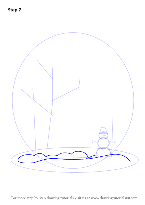 How to Draw a Snowman Decoration (Christmas) Step by Step ...