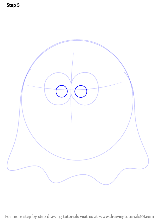 How to Draw a Ghost Cartoon (Halloween) Step by Step ...