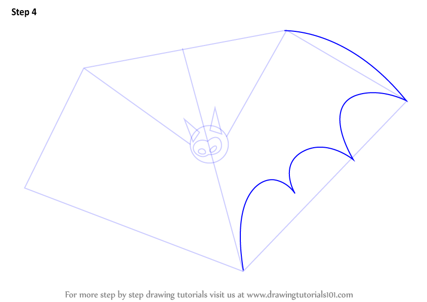 How to Draw Halloween Bat (Halloween) Step by Step ...