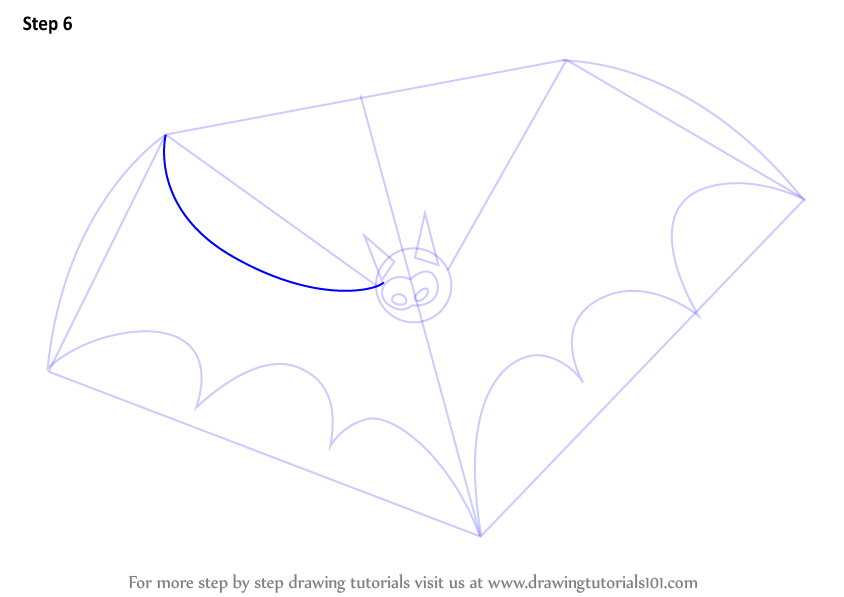 How to Draw Halloween Bat (Halloween) Step by Step ...