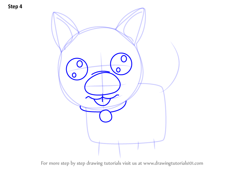 How to Draw Kawaii Bolt the Dog (Kawaii Characters) Step by Step ...