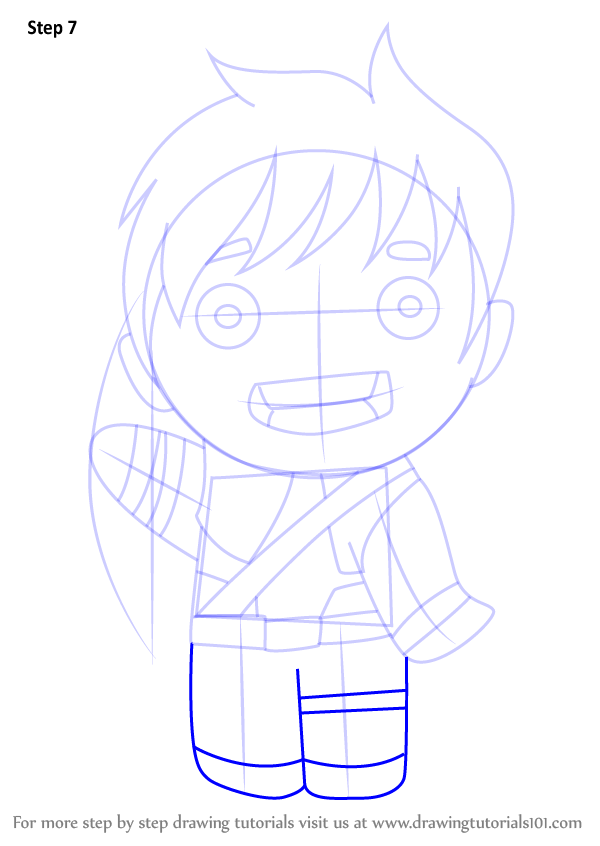 How to Draw Kawaii Hawkeye (Kawaii Characters) Step by Step ...