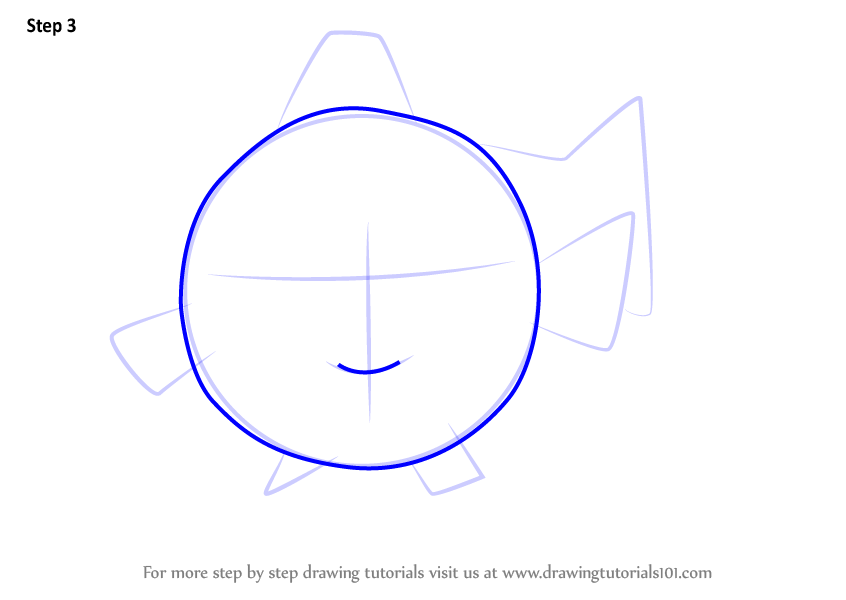 How to Draw Kawaii Nemo from Finding Dory (Kawaii Characters) Step by ...