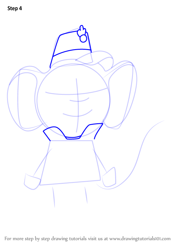 How to Draw Kawaii Timothy Q. Mouse from Dumbo (Kawaii Characters) Step ...