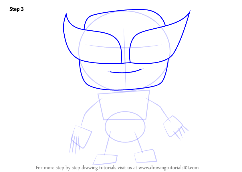 How to Draw Kawaii X-men (Kawaii Characters) Step by Step ...