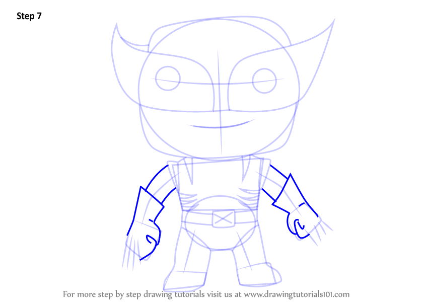 How to Draw Kawaii X-men (Kawaii Characters) Step by Step ...