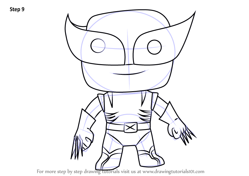 How to Draw Kawaii X-men (Kawaii Characters) Step by Step ...