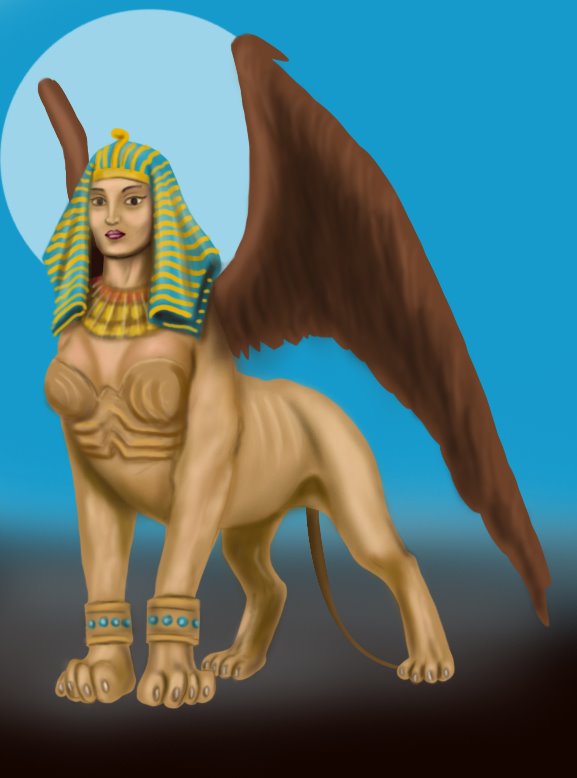 Sphinx Mythical Creature Drawing