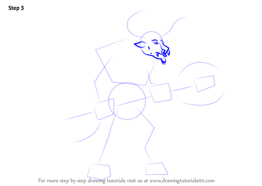 Minotaur Drawing Tutorial