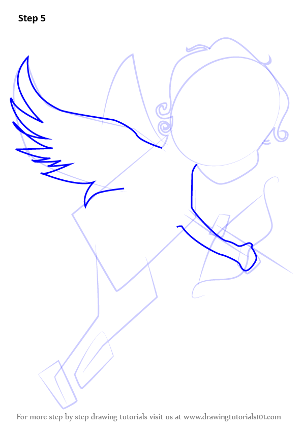 How To Draw An Angel Girl Angel Girl Step By Step How To Draw An Angel