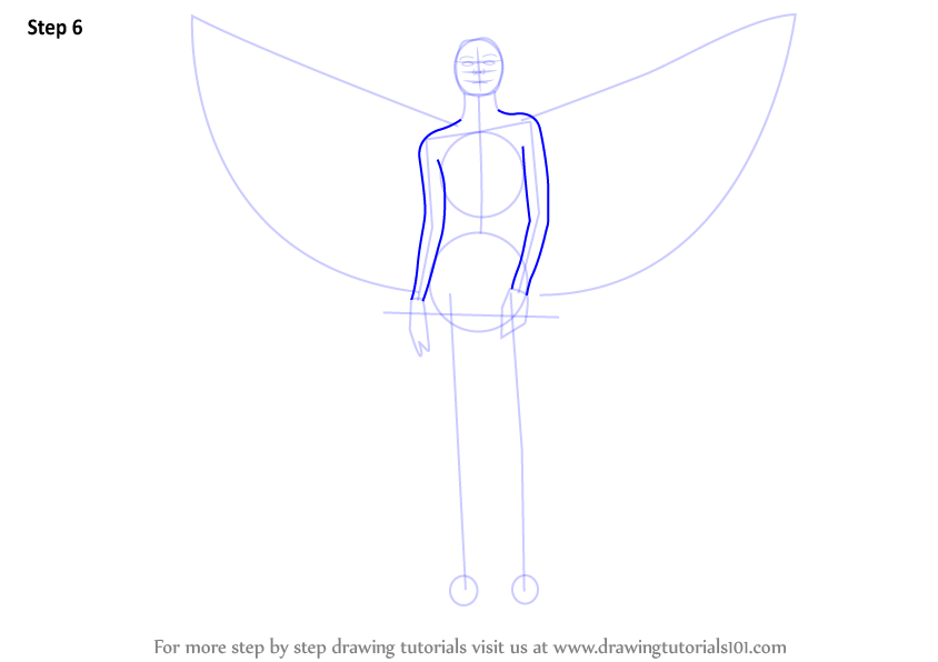 How to Draw an Angel with Sword (Angels) Step by Step | DrawingTutorials101.com