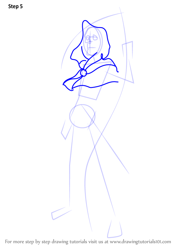 How to Draw Death from Discworld (Discworld) Step by Step ...