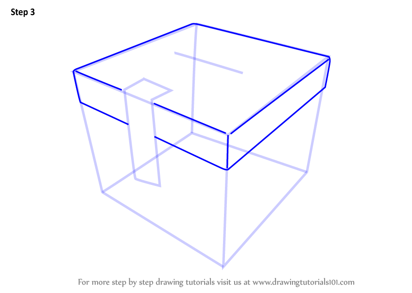 How to Draw a Ballot Box (Everyday Objects) Step by Step | DrawingTutorials101.com