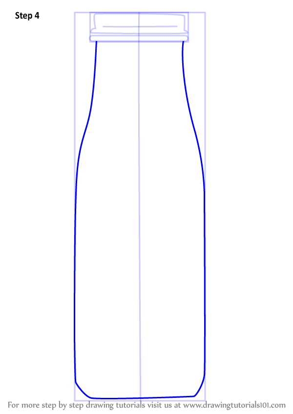 How to Draw Bottled Frappuccino (Everyday Objects) Step by Step | DrawingTutorials101.com