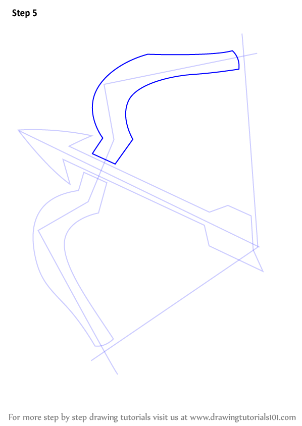 How to Draw Bow and Arrow for Kids (Everyday Objects) Step by Step ...