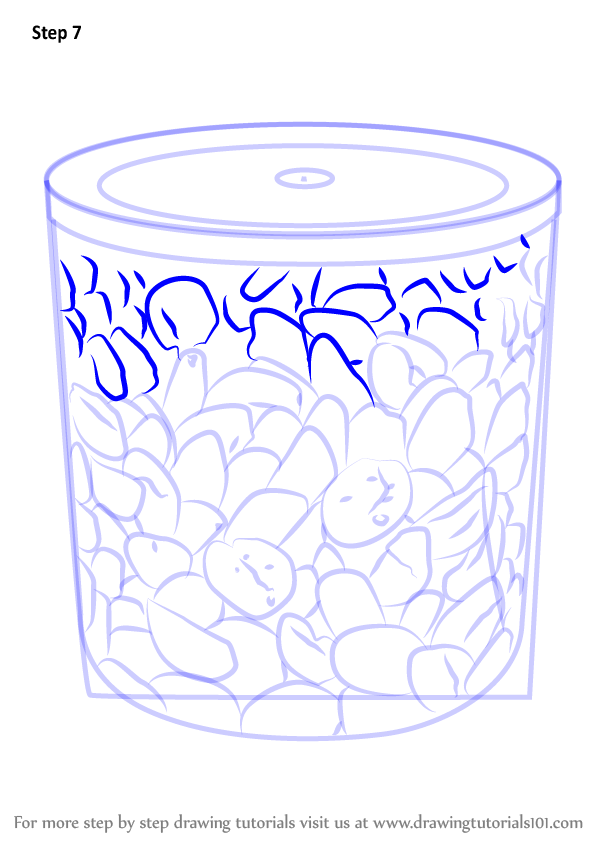How to Draw Coffee Container (Everyday Objects) Step by Step | DrawingTutorials101.com