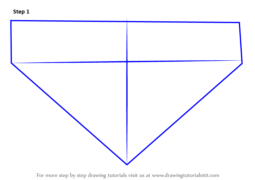 How to Draw a Diamond (Everyday Objects) Step by Step | DrawingTutorials101.com