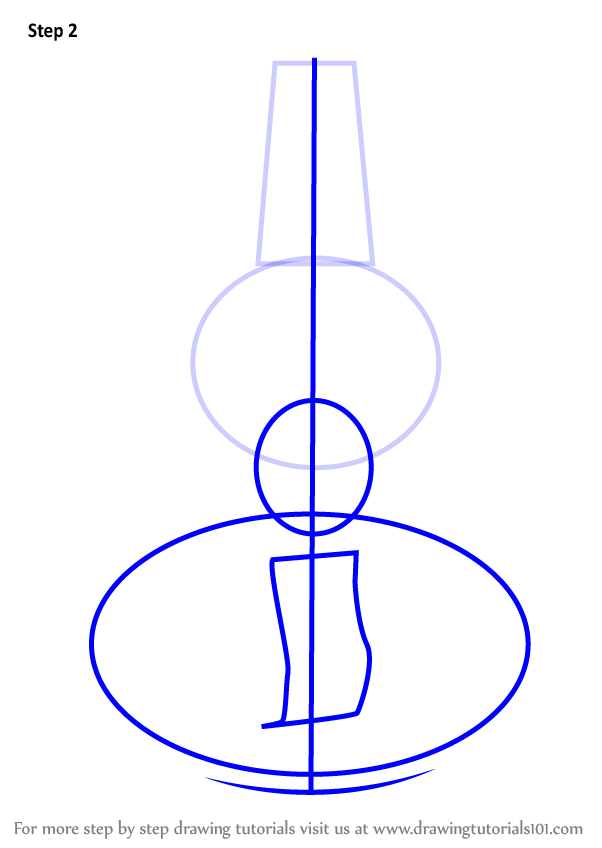 How to Draw Kerosene Lamp (Everyday Objects) Step by Step ...