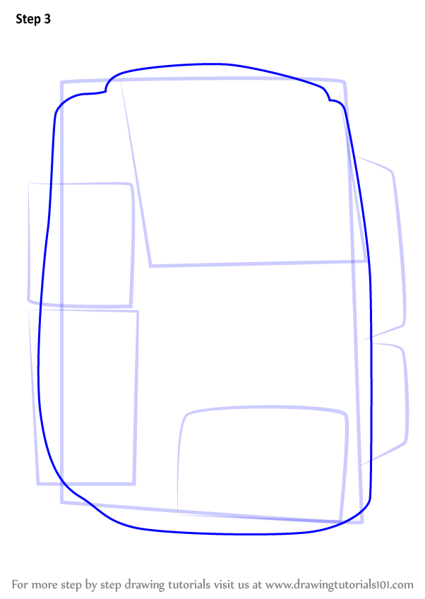 How to Draw Travel Bag Easy (Everyday Objects) Step by Step ...