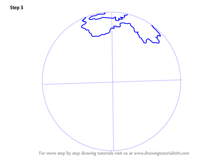 How to Draw World Globe (Everyday Objects) Step by Step ...