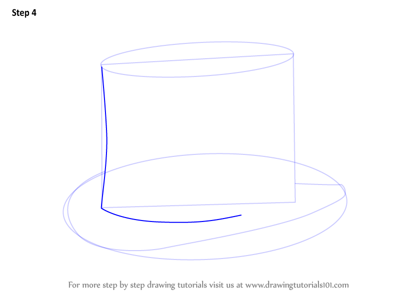 How to Draw Uncle Sam's Hat (Hats) Step by Step | DrawingTutorials101.com