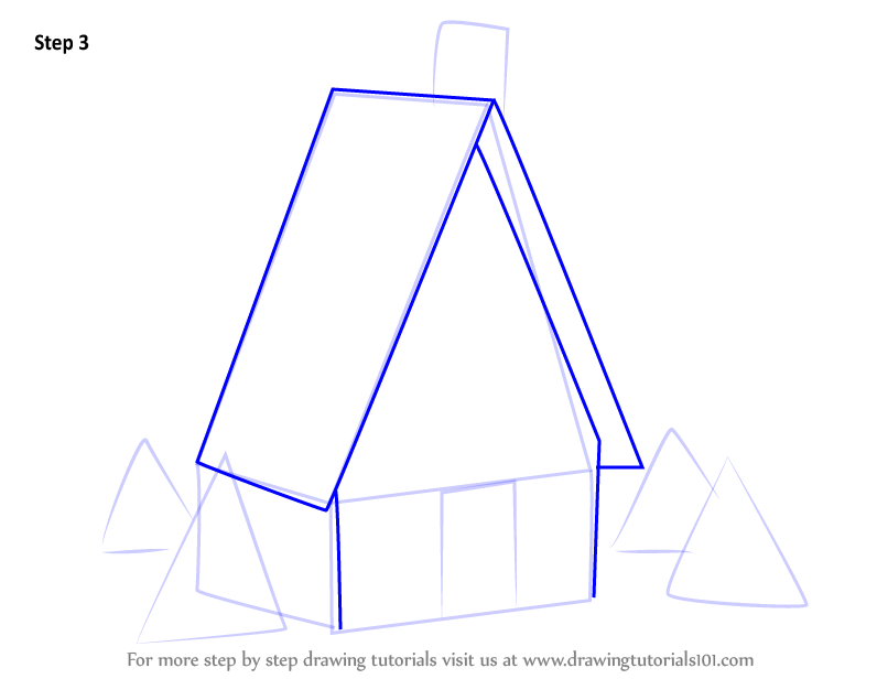 How to Draw Gingerbread House (Houses) Step by Step ...