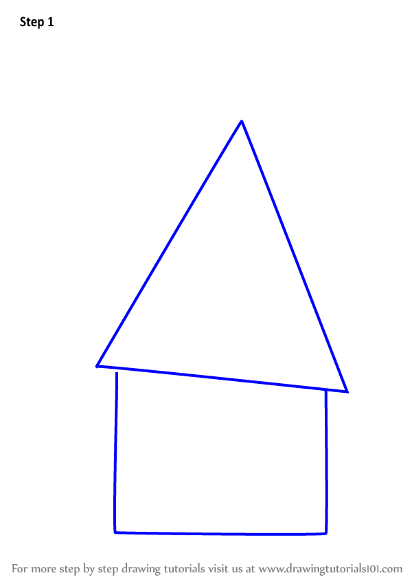 How to Draw Wizard Home (Houses) Step by Step | DrawingTutorials101.com