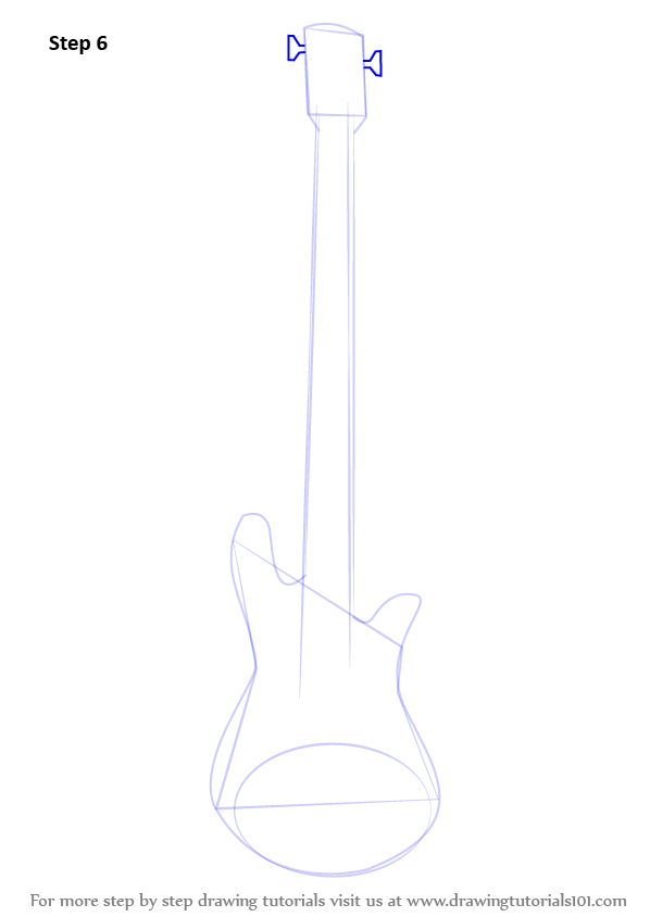 Learn How To Draw An Electric Guitar Musical Instruments