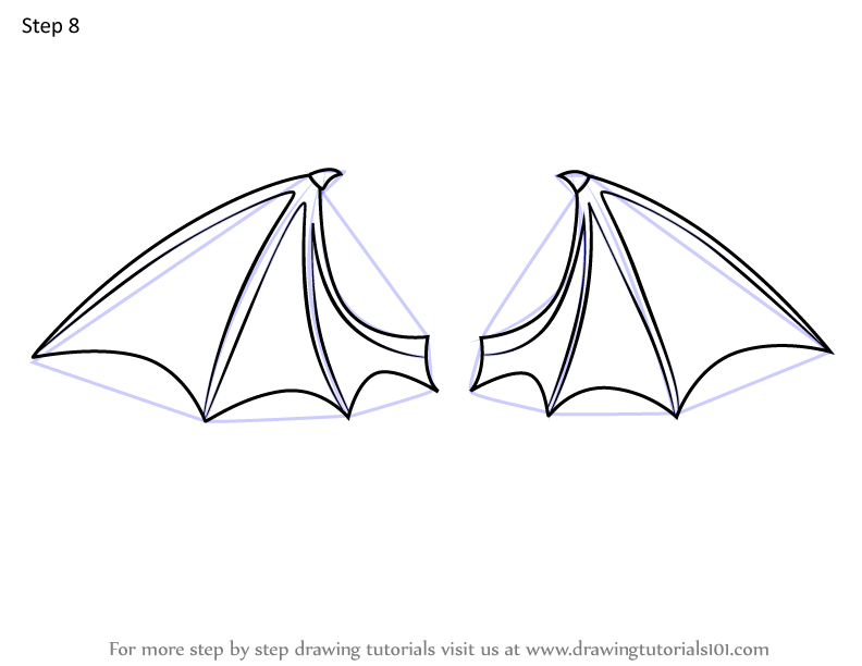 How To Draw Demon Wings