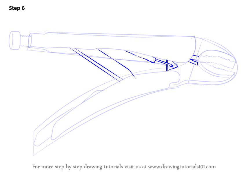 How to Draw Mole Wrench (Tools) Step by Step | DrawingTutorials101.com