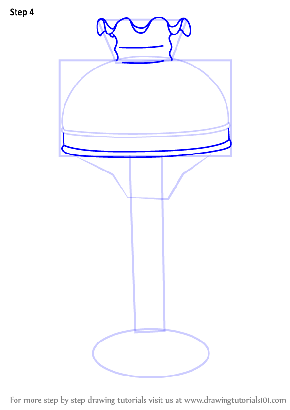 How to Draw Vintage Lamp v2 (Vintage Items) Step by Step ...