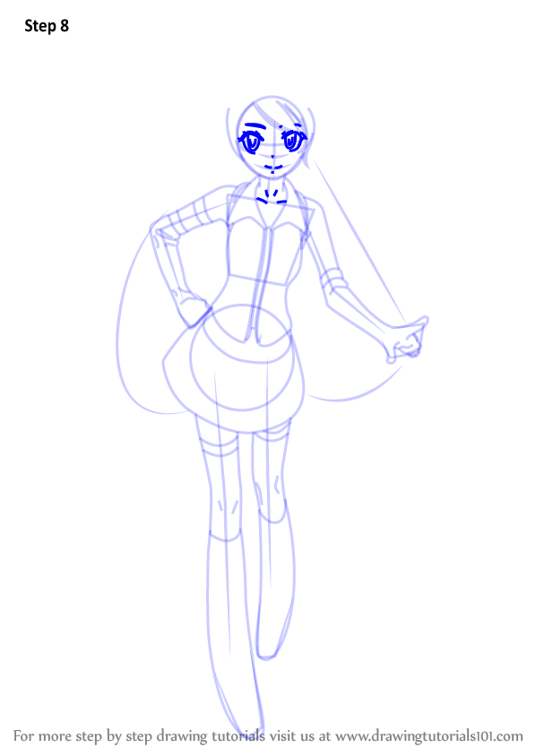 How to Draw Akikoloid-chan from Vocaloid (Vocaloid) Step by Step ...