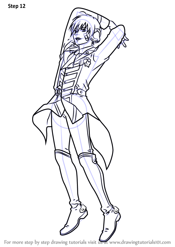 How to Draw ARSLOID from Vocaloid (Vocaloid) Step by Step ...