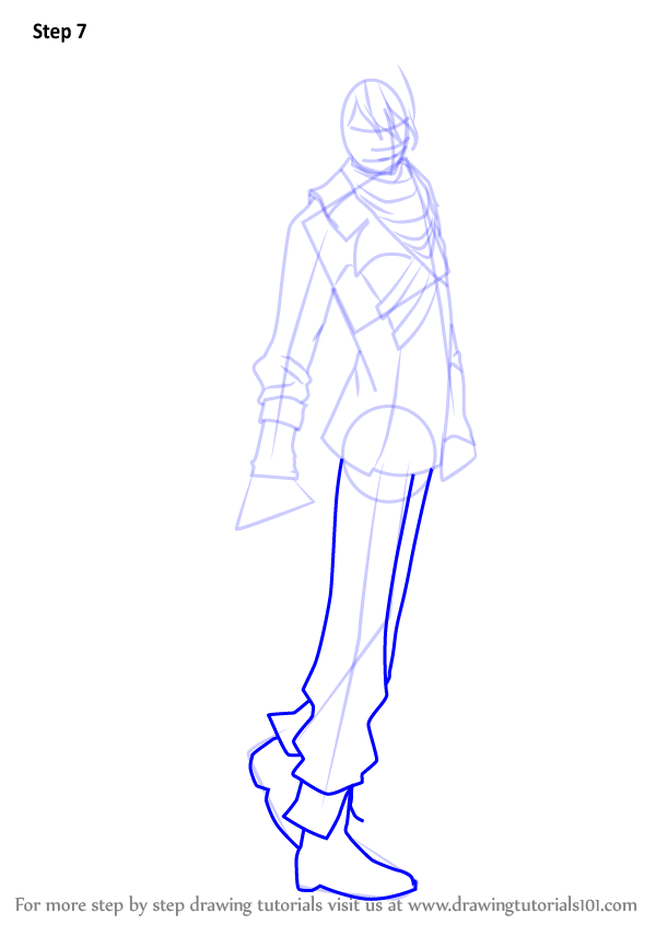 How to Draw DEX from Vocaloid (Vocaloid) Step by Step ...