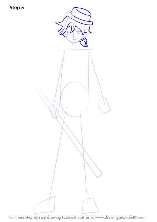 How to Draw Len Kagamine from Vocaloid (Vocaloid) Step by Step ...
