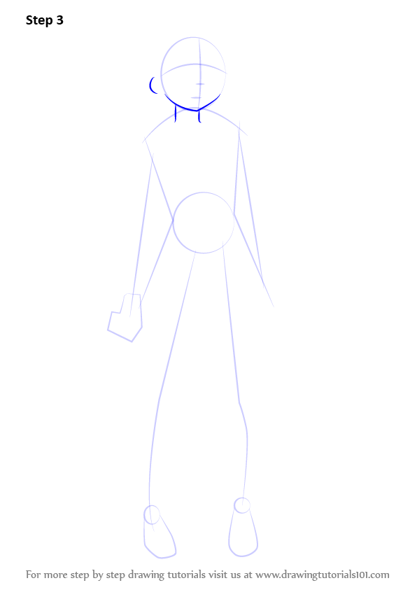 How to Draw Masaoka Azuki from Vocaloid (Vocaloid) Step by Step ...