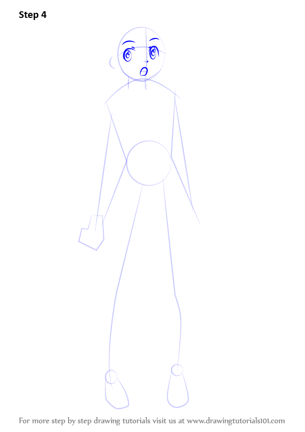 How to Draw Masaoka Azuki from Vocaloid (Vocaloid) Step by Step ...