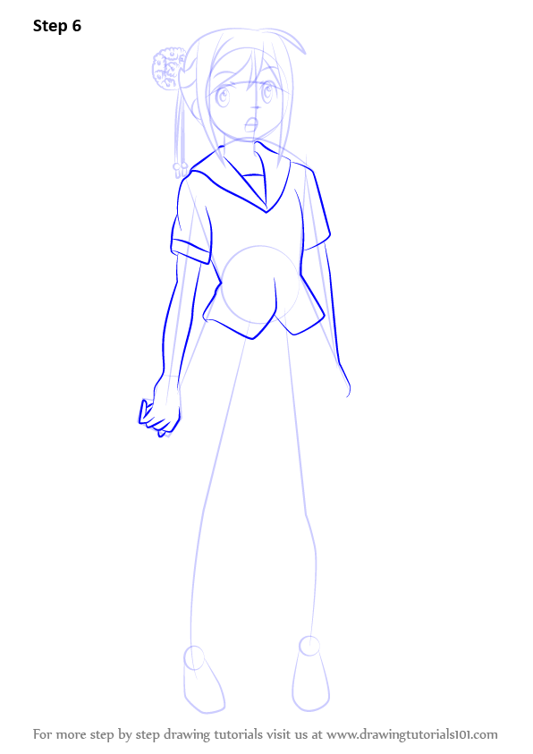 How to Draw Masaoka Azuki from Vocaloid (Vocaloid) Step by Step ...