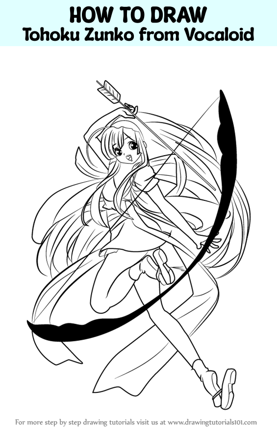 Gumi Vocaloid Coloring Pages