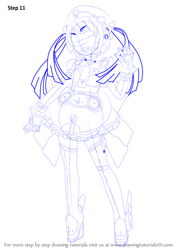 How to Draw Tone Rion from Vocaloid (Vocaloid) Step by Step ...