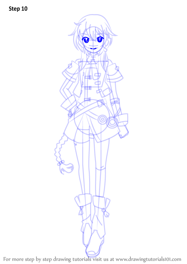 How to Draw Yuezheng Ling from Vocaloid (Vocaloid) Step by Step ...