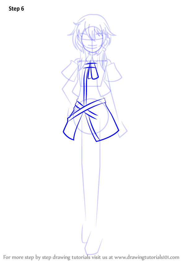 How to Draw Yuezheng Ling from Vocaloid (Vocaloid) Step by Step ...