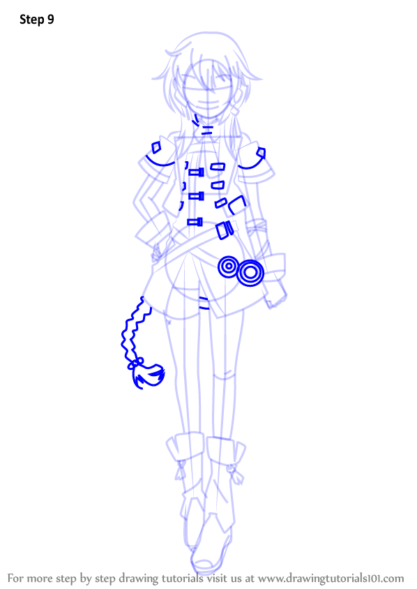 How to Draw Yuezheng Ling from Vocaloid (Vocaloid) Step by Step ...