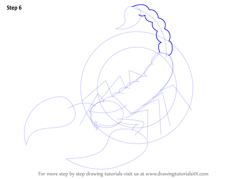 How to Draw Scorpio Zodiac Sign (Zodiac Signs) Step by Step | DrawingTutorials101.com