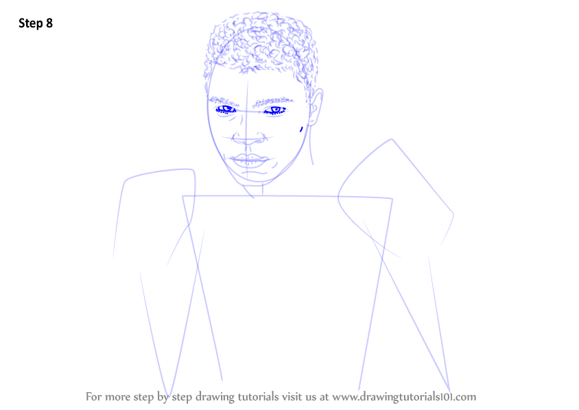 How to Draw Muhammad Ali (Boxers) Step by Step | DrawingTutorials101.com